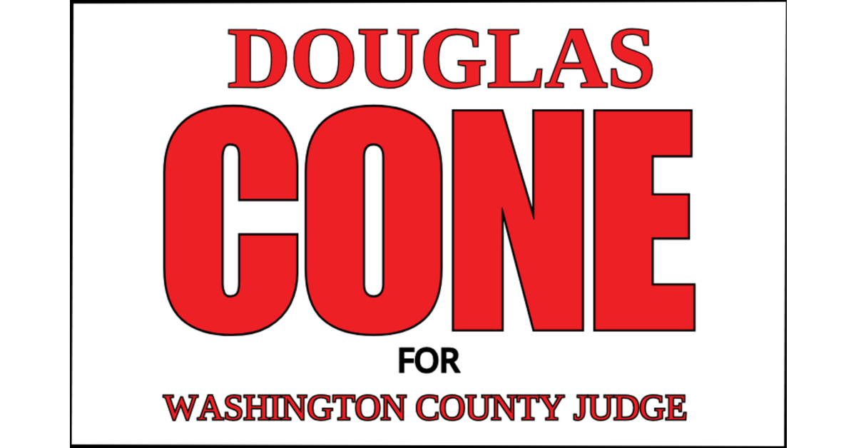 CONE'S VISION AS COUNTY JUDGE